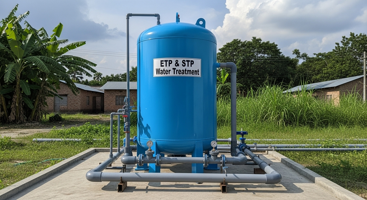 High-Quality FRP Vessel for ETP & STP in Bangladesh